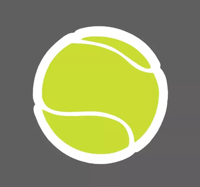 Tennis Ball Sticker Sport Waterproof Sticker Phone Decal Water Bottle ...
