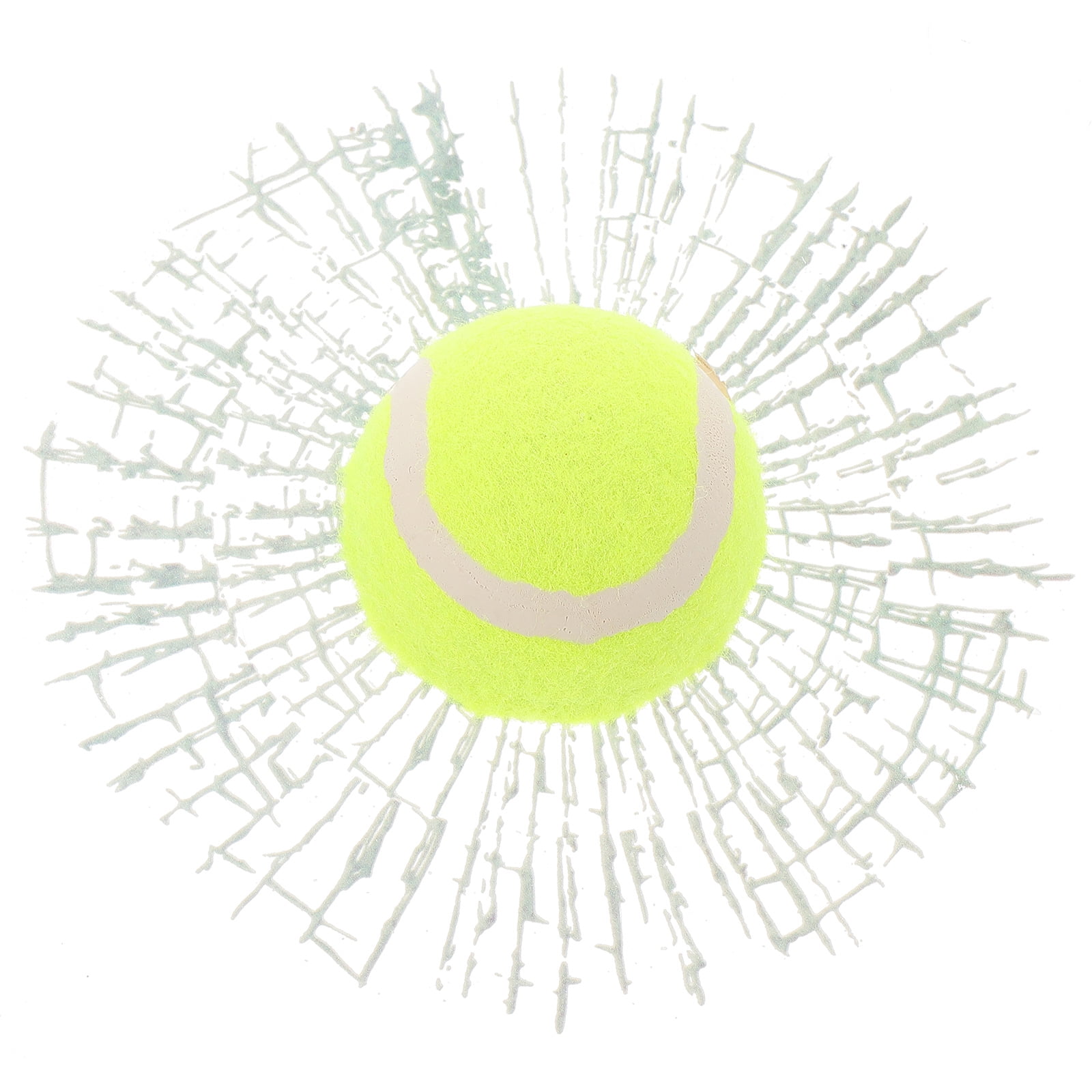 Tennis Broken Glass Sticker 3D Car Window Sticker Tennis Ball Hits ...