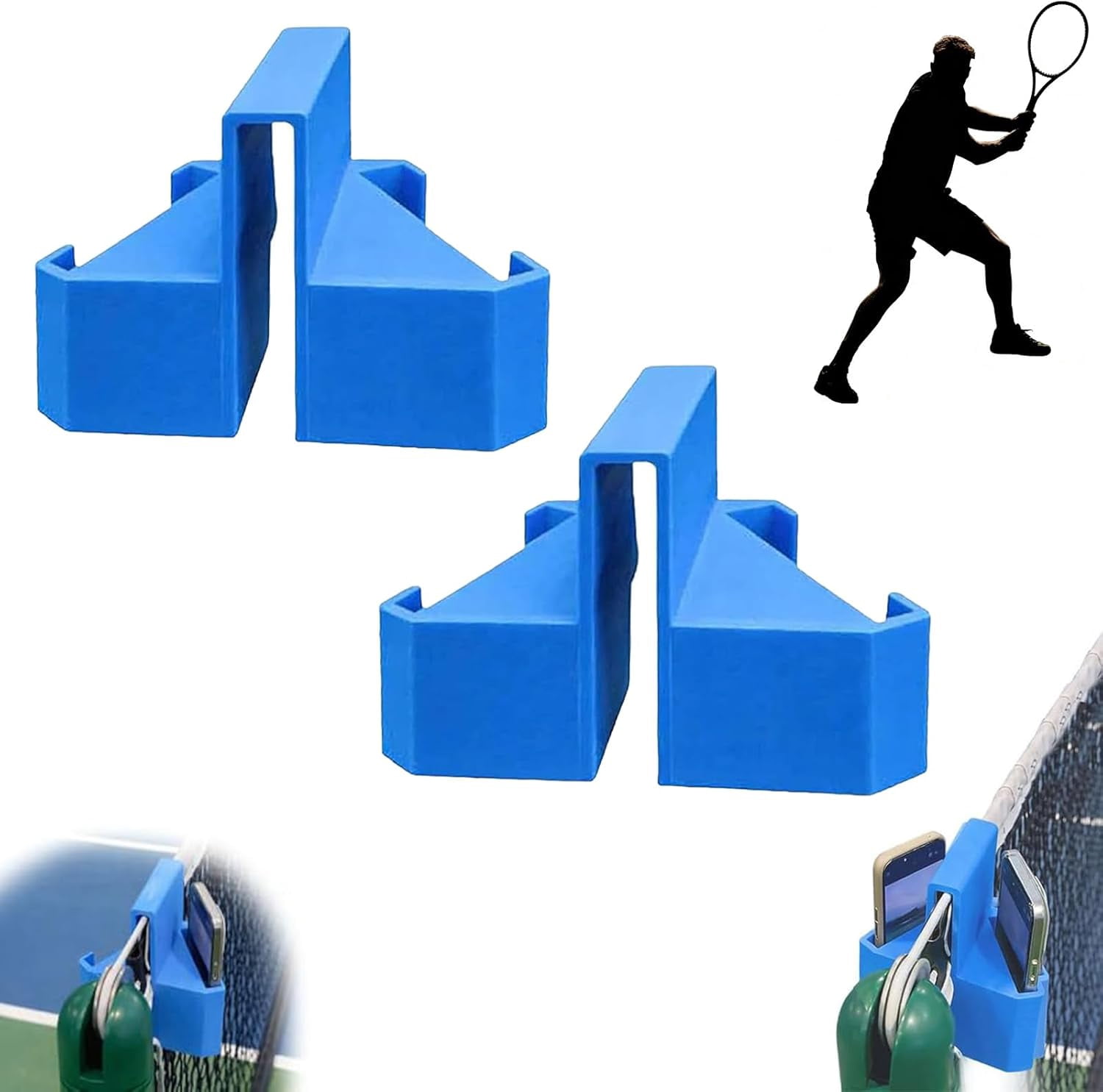Tennis Camera Mount for Net and Fence, Secure Phone & Action Camera ...