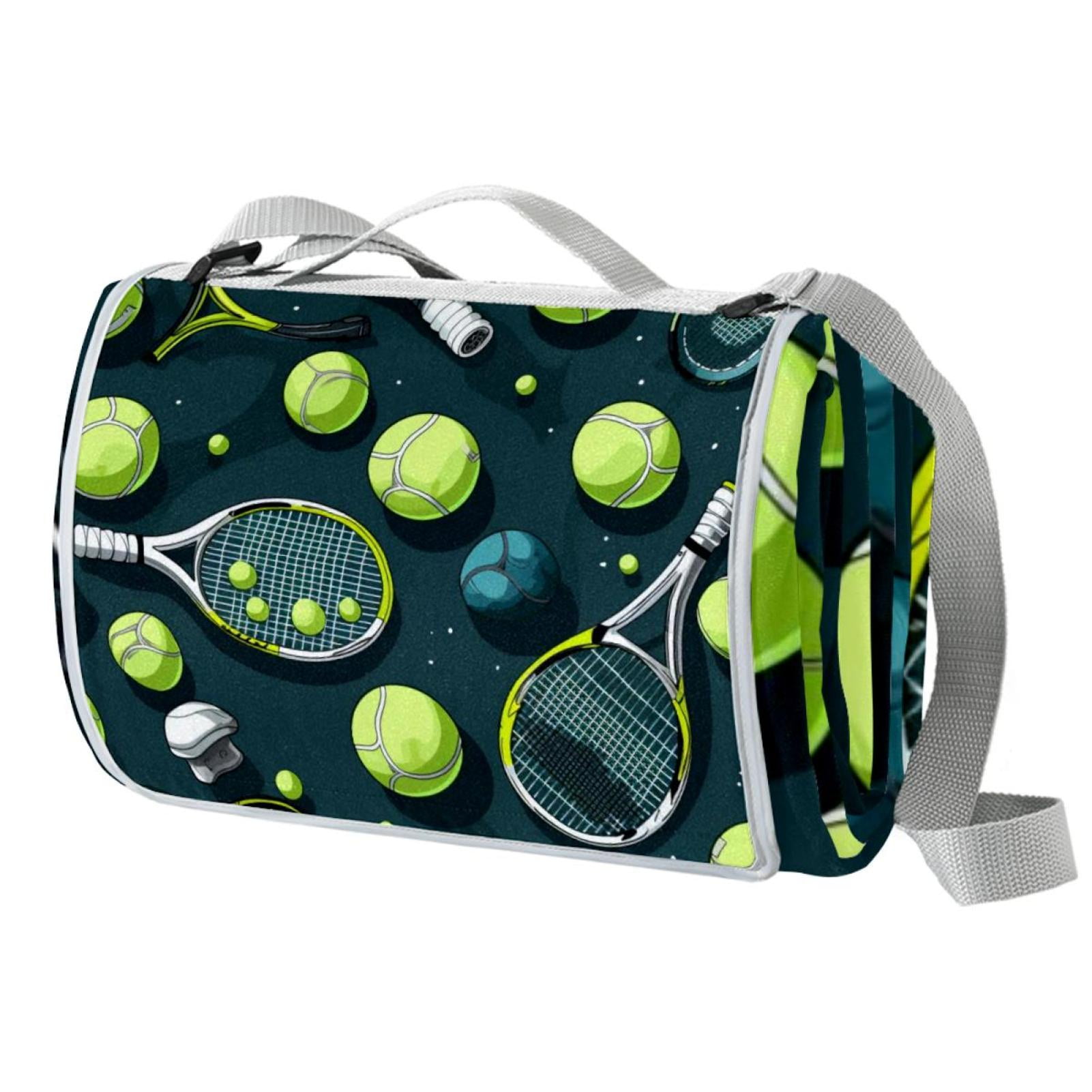 Tennis Canvas Outdoor Picnic Blanket - Waterproof Mat for Camping ...