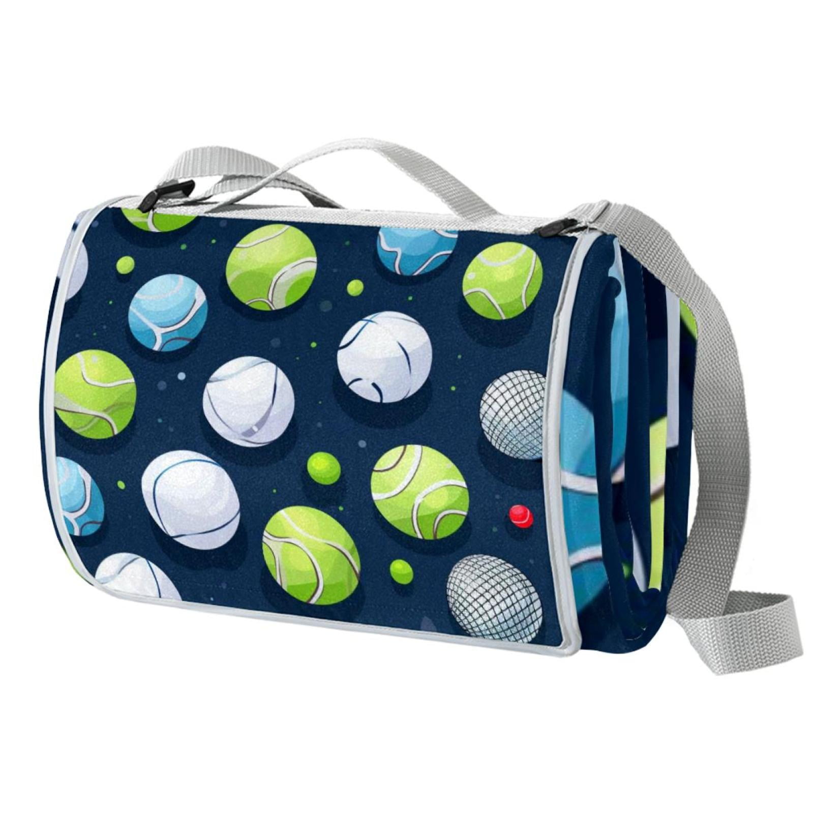 Tennis Canvas Picnic Blanket Outdoor Waterproof Portable Mat for ...