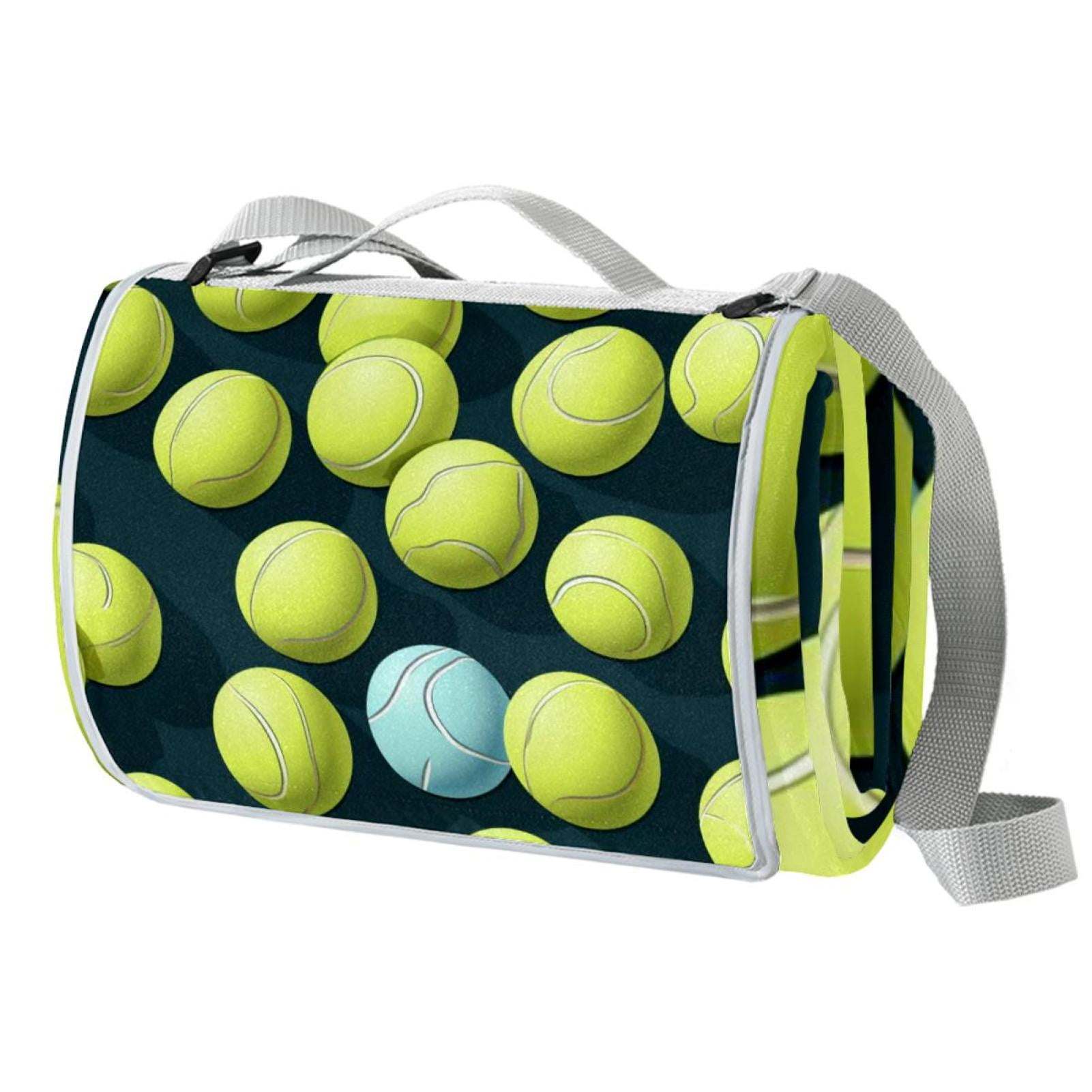 Tennis Canvas Picnic Blanket Waterproof Outdoor Extra Large for Family ...