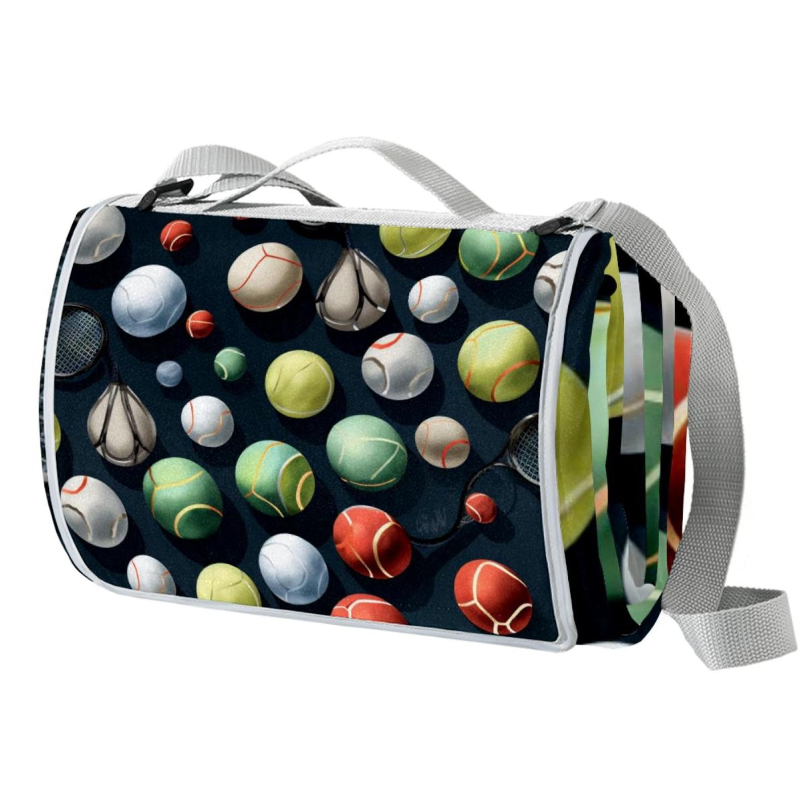 Tennis Canvas Picnic Mat Beach Blanket Waterproof Portable Outdoor ...