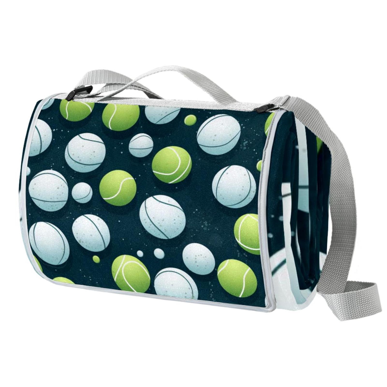 Tennis Canvas Picnic Mat - Waterproof Outdoor Blanket for Camping ...