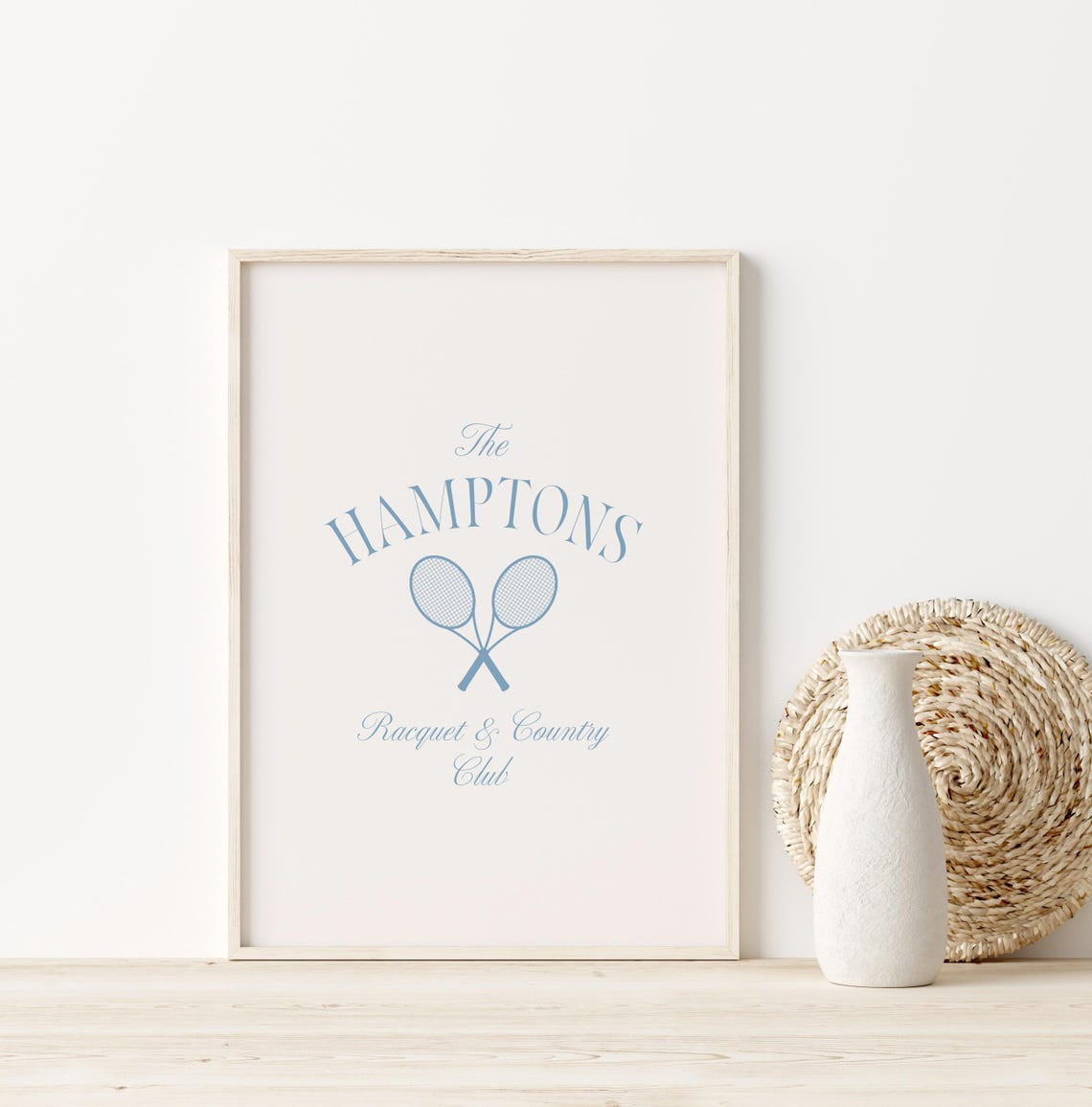 Tennis Club Print / Racquet Club Poster, Hamptons Prints, Country Club ...