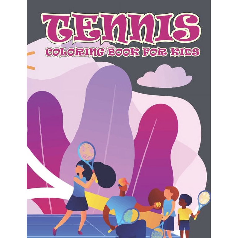 tennis coloring book