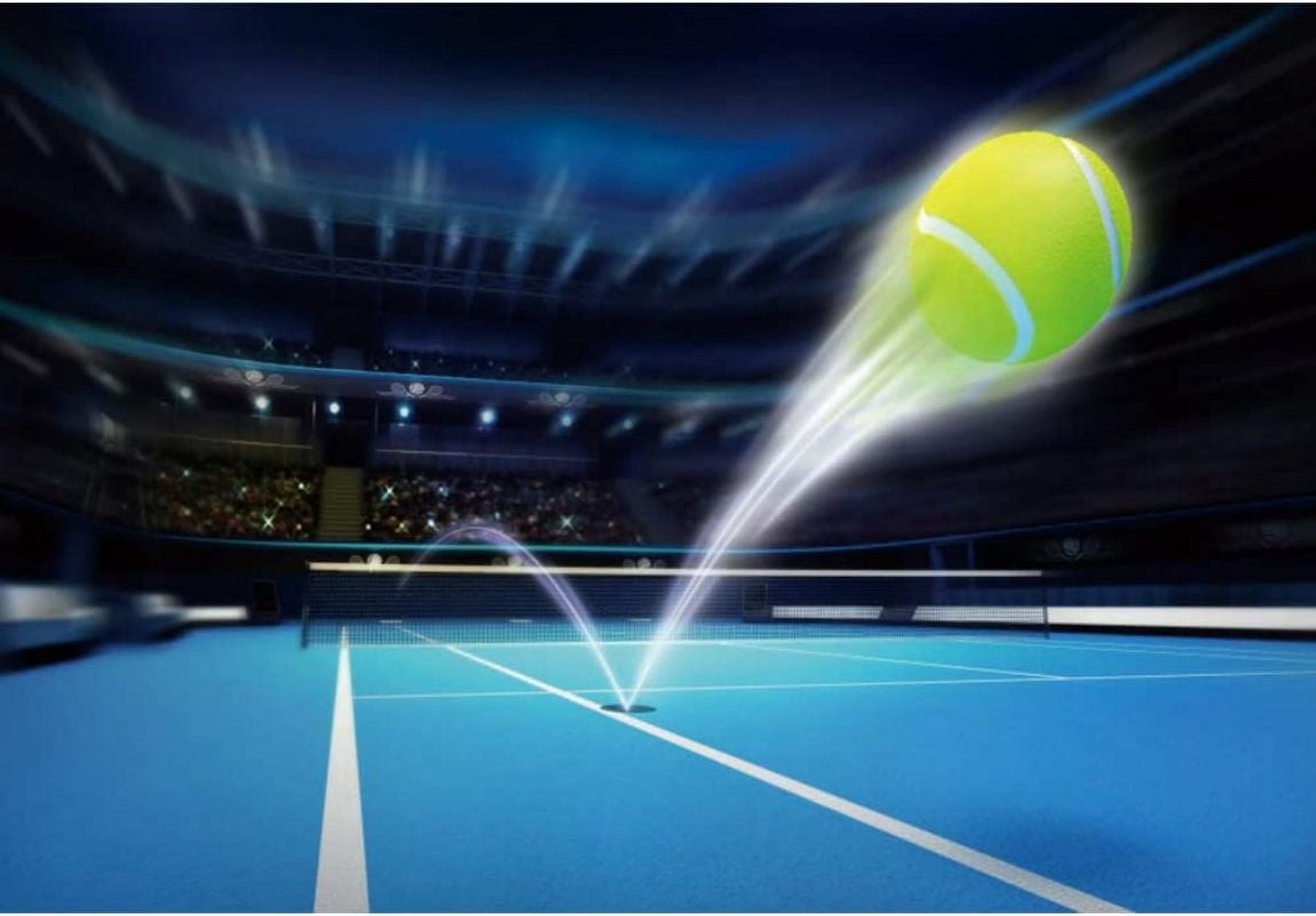 Tennis Court Photography Backdrop Stadium Lights Flying Tennis Ball ...