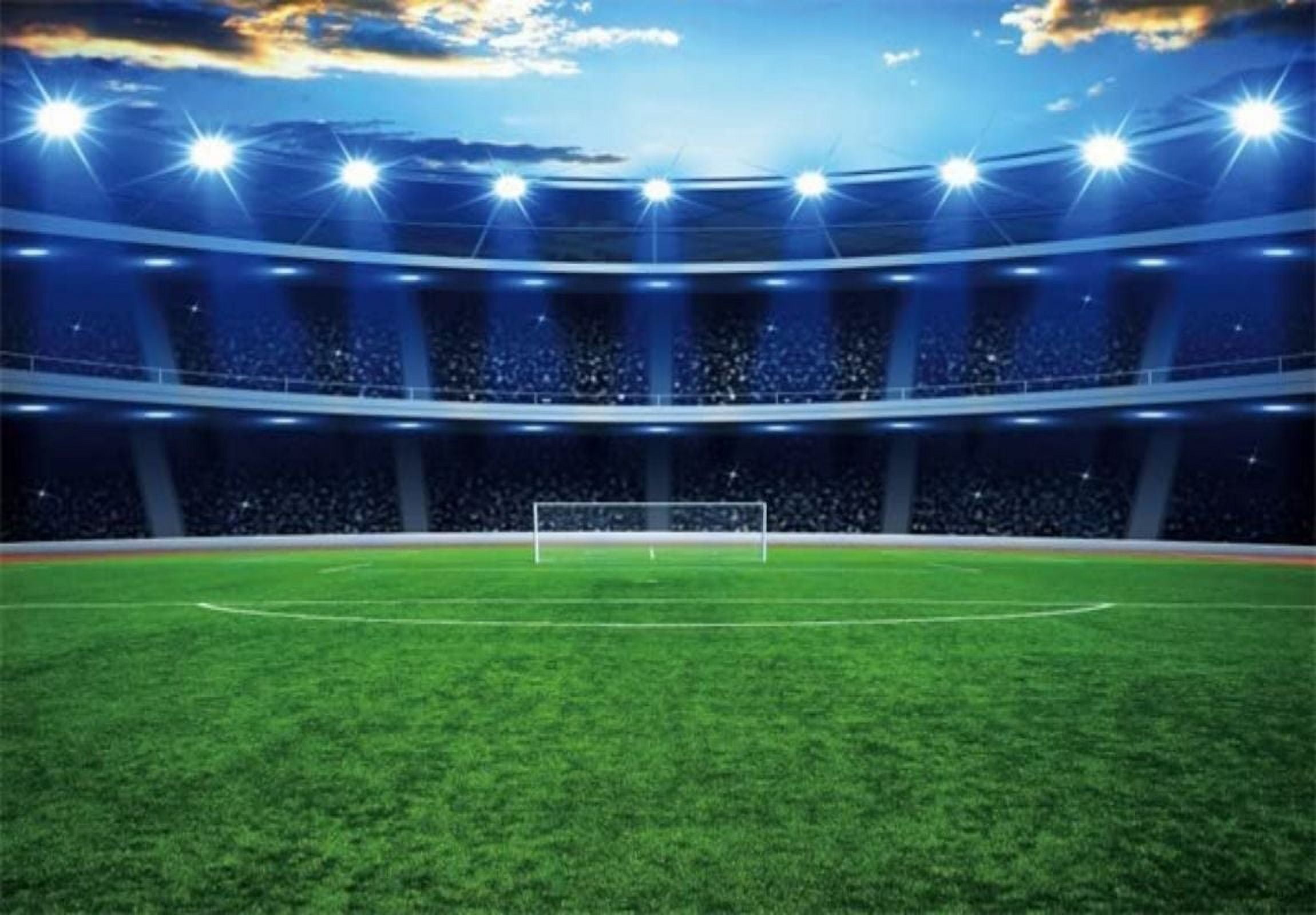 Tennis Court Photography Backdrop Stadium Lights Flying Tennis Ball ...