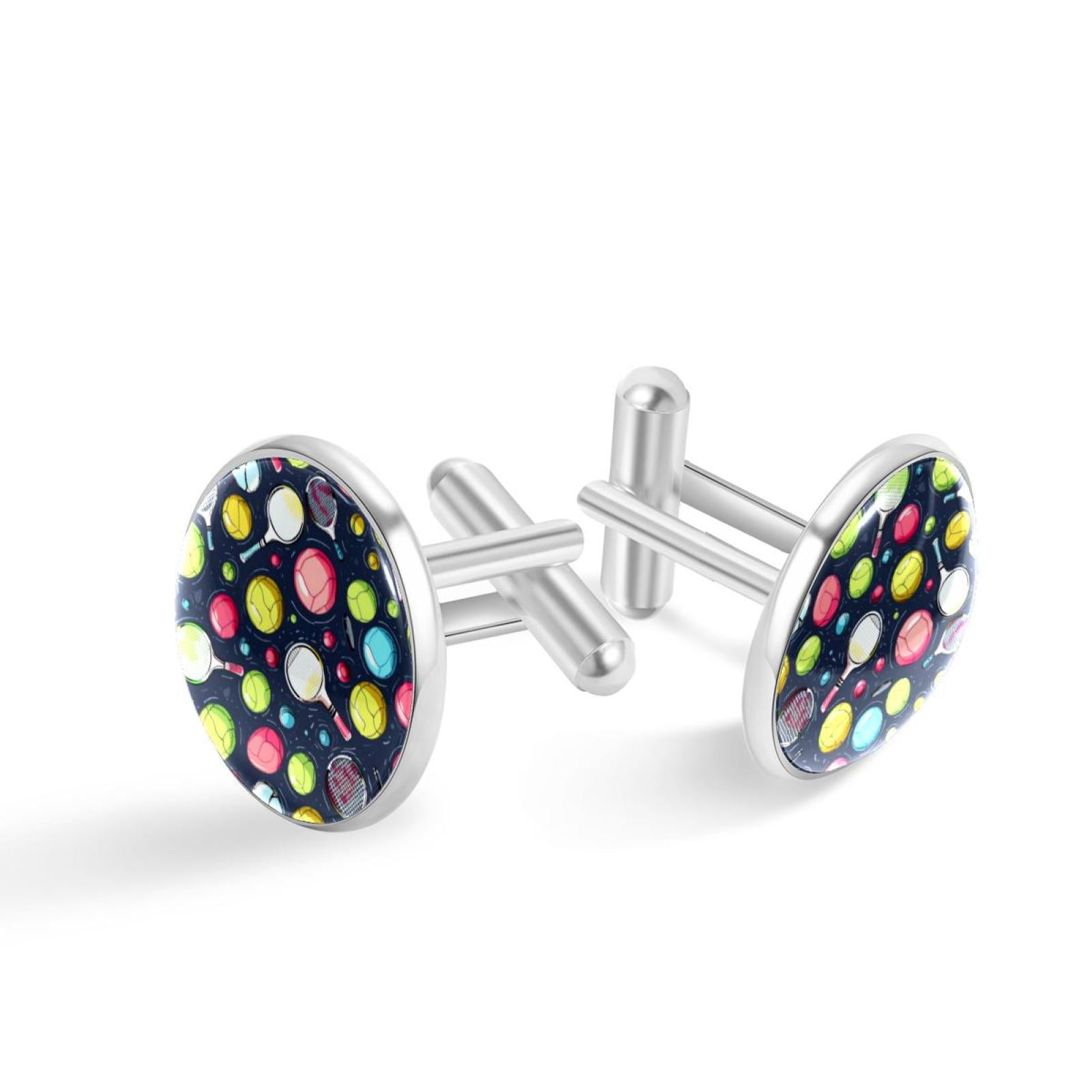 Tennis Elegant Stainless Steel Men's Cufflinks for Business Attire ...