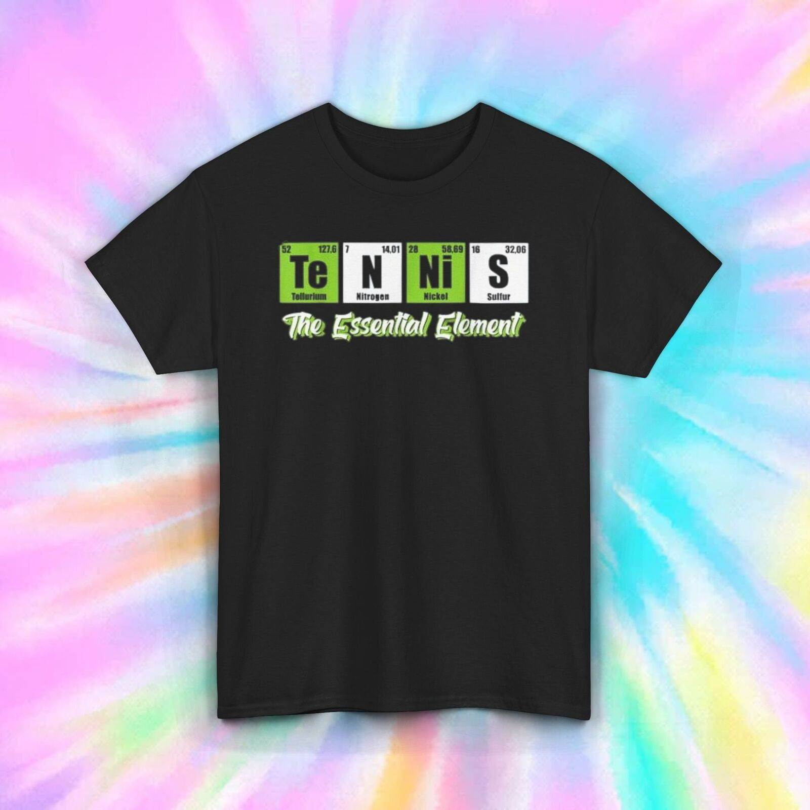 Tennis Essential Element T-Shirt | Periodic Table Graphic Tee | Sports ...