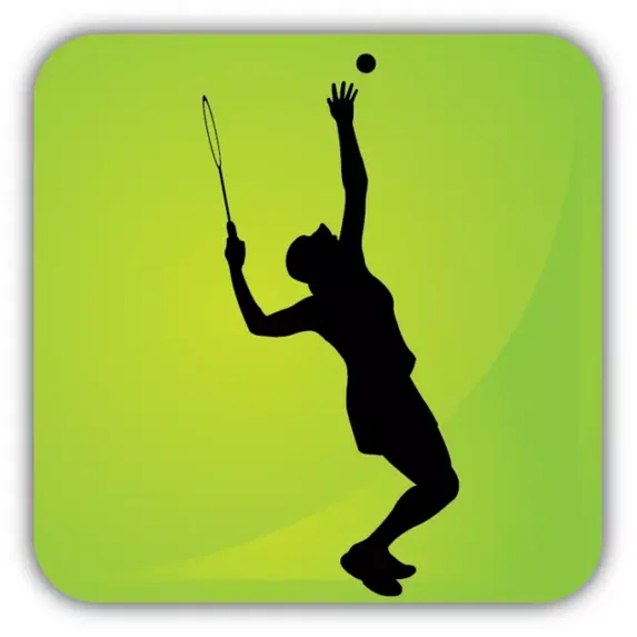 Tennis Feed Sport Icon Car Sticker Phone Decal Water Bottle Stickers ...