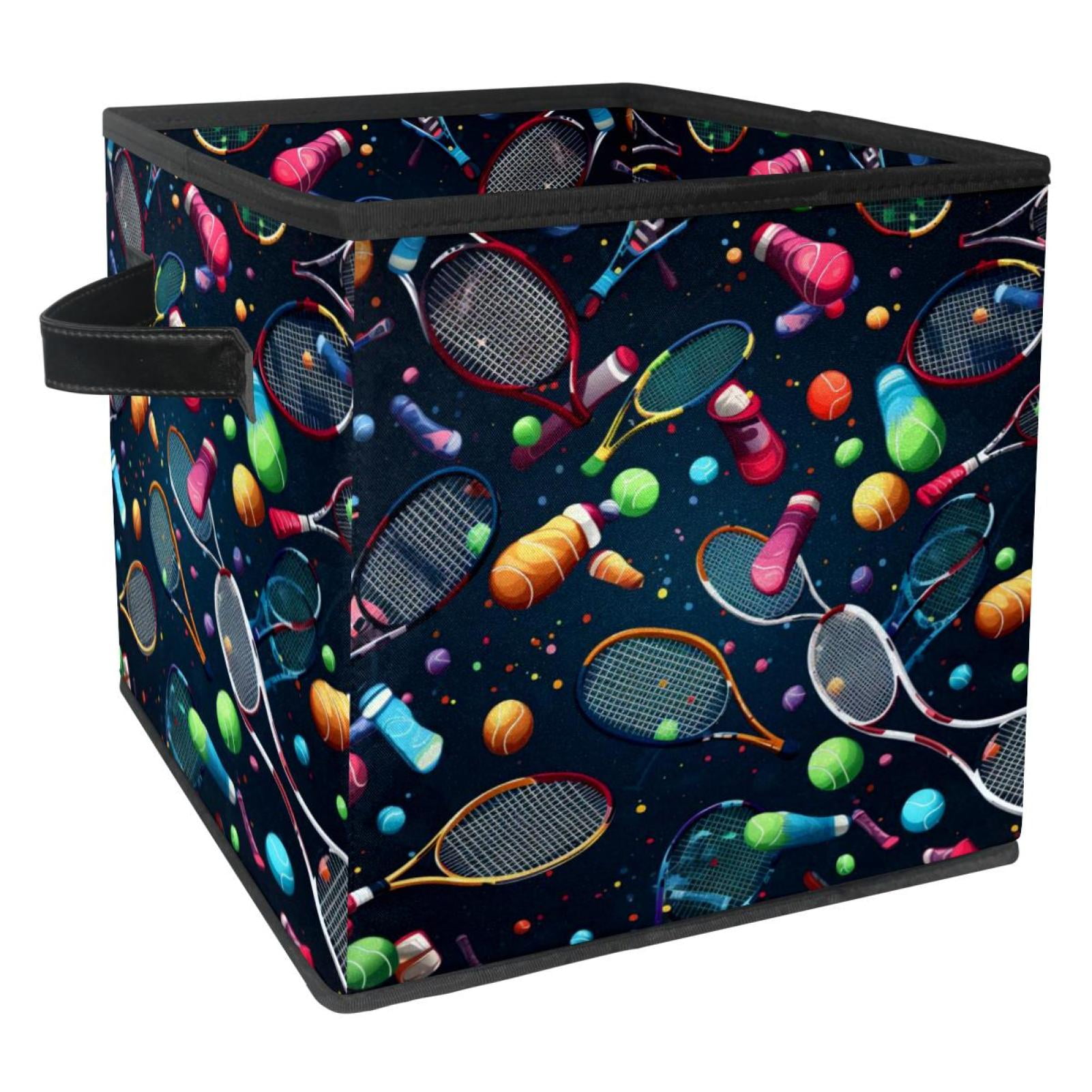 Tennis Foldable Clothes Storage Organizer Bins with Handle, 10.8"x10.5 ...