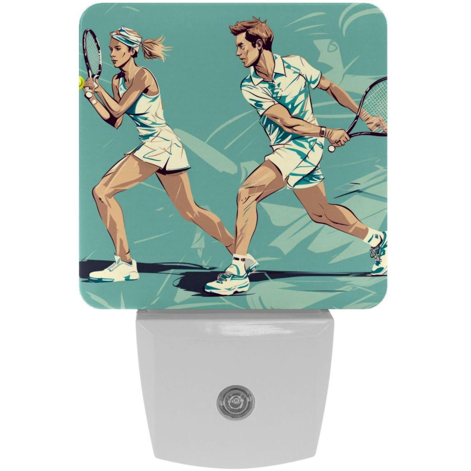 Tennis LED Square Night Lights- Modern and Energy Efficient Bedside ...