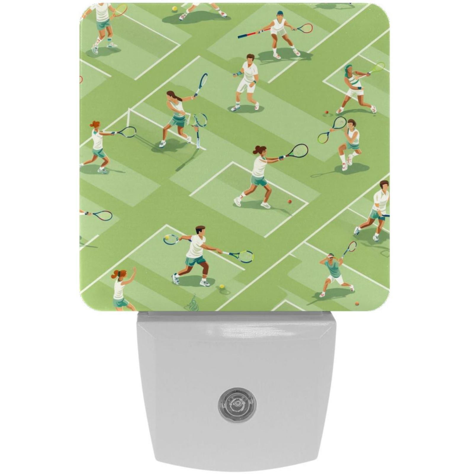 Tennis LED Square Night Lights - Modern and Versatile Plug-in Lighting ...