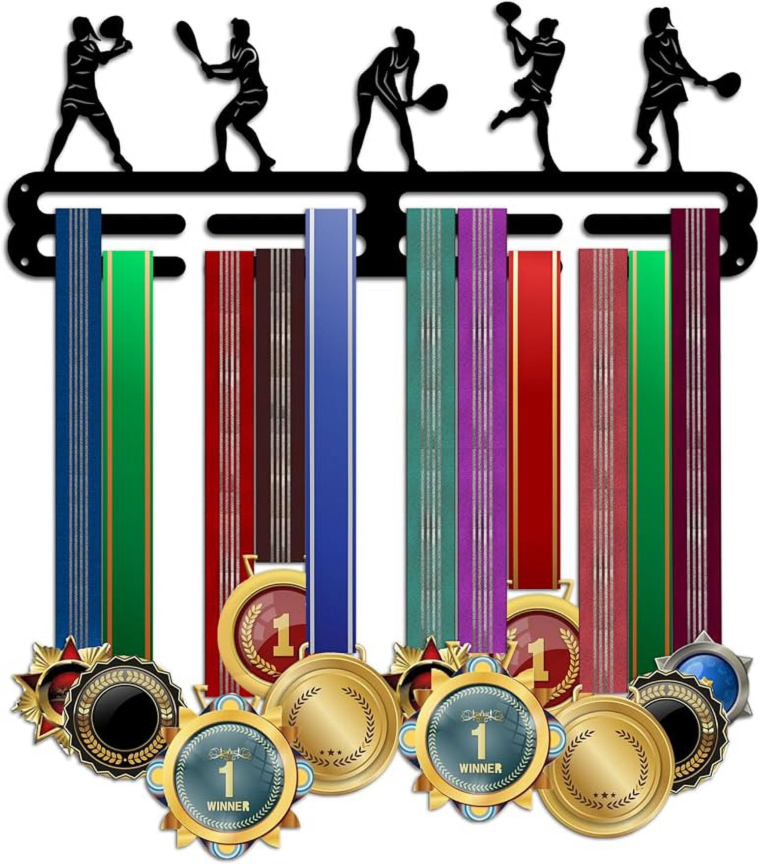 Tennis Medal Hanger Playing Tennis Medal Holder Medals Display Frame ...