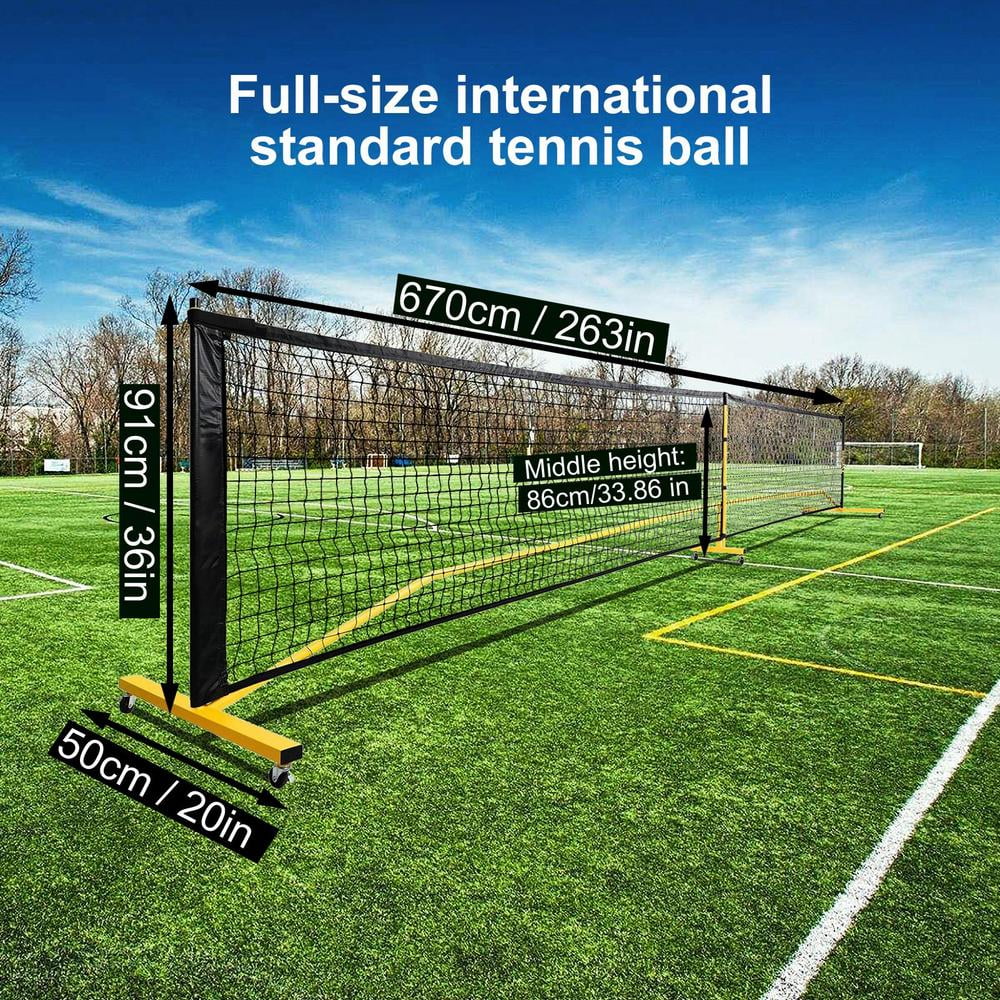 Tennis Net for Driveway, Portable Tennis Set with Net for Driveway ...