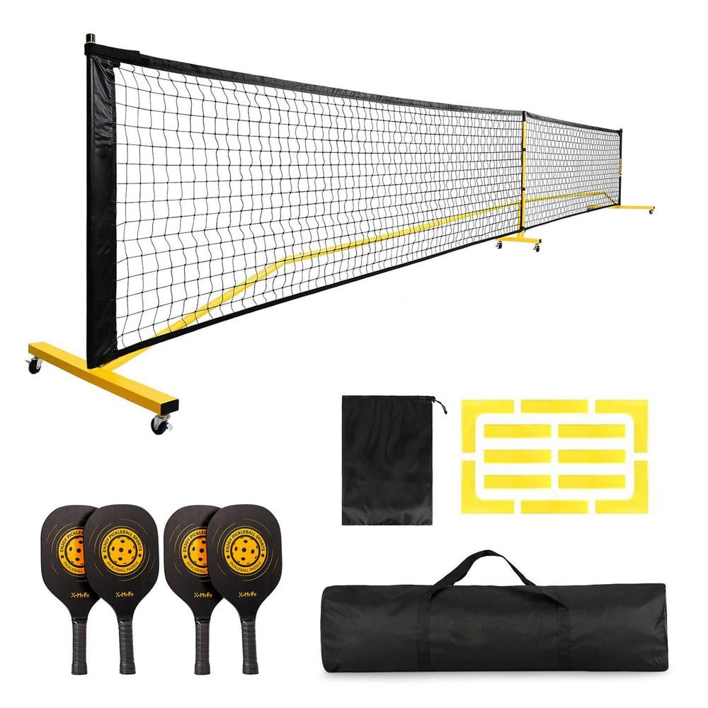 Tennis Net for Driveway Tennis Balls Rackets Net with Court Marker ...