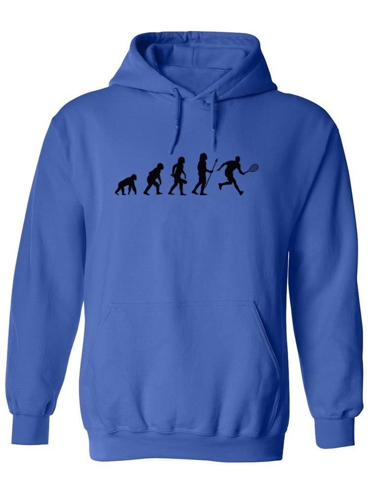 Tennis Player Evolution Hoodie Women -SPIdeals Designs, Female Small ...