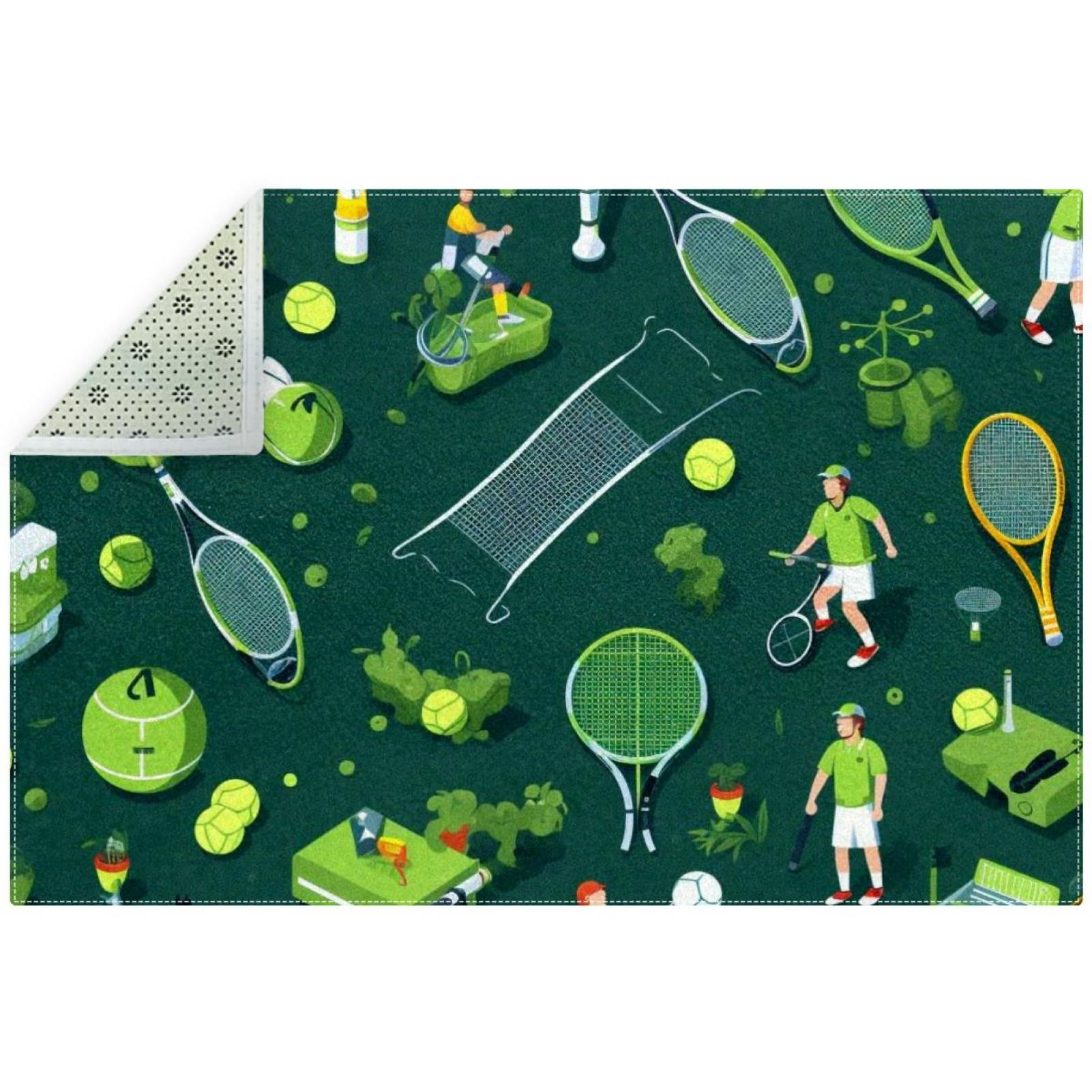 Tennis Polyester Office Rugs for Right-Angle Floor Mats - Durable and ...