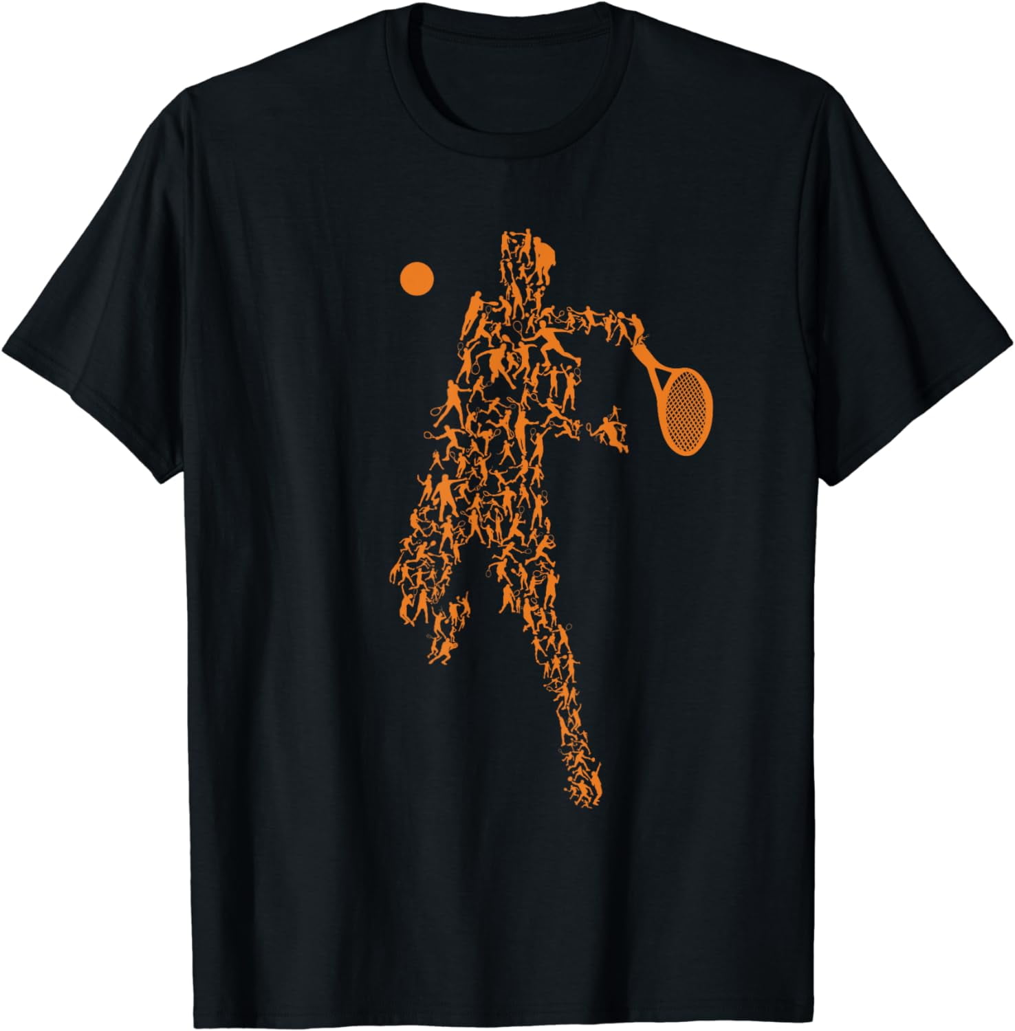 Tennis Positions Player Balls Funny Racket Game Outfit T-Shirt ...