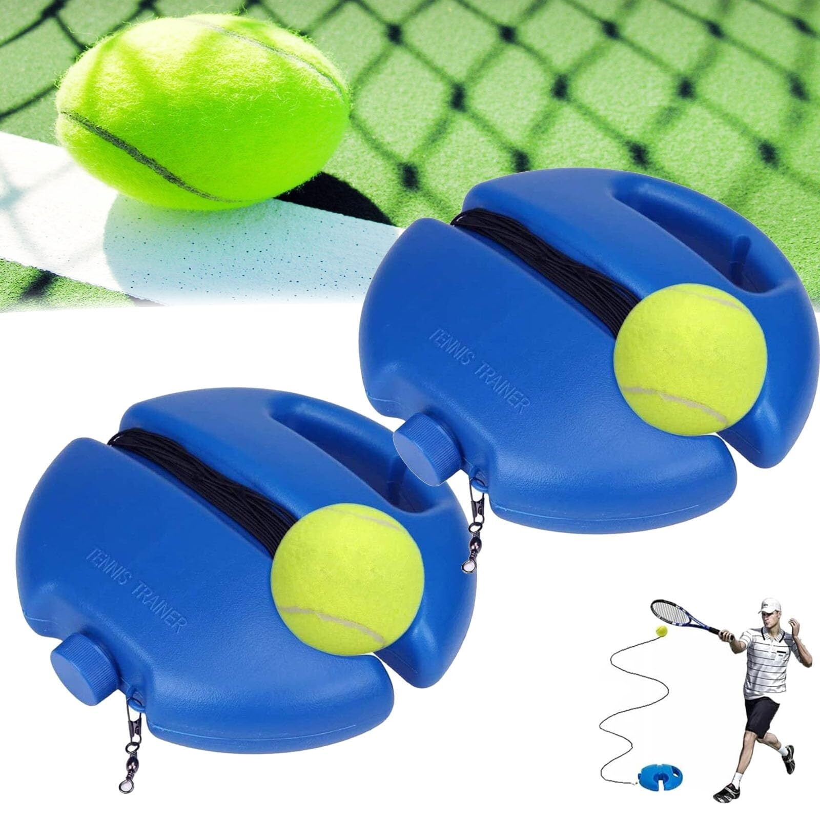 Tennis Practice Trainer,Cocadong Rebuttal Ball Tennis, Tennis Practice ...