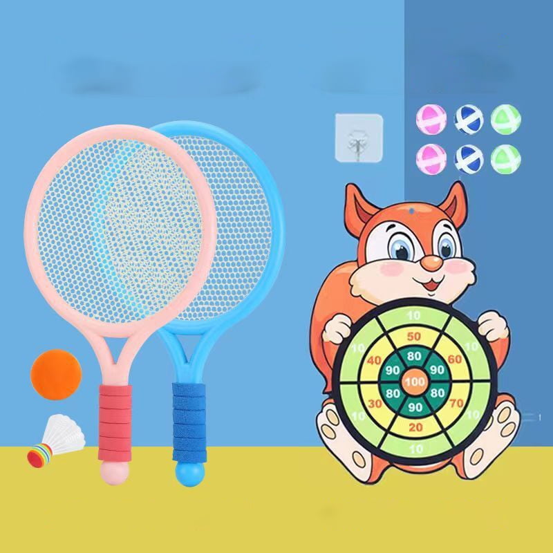 Tennis Racket,15 Inch Plastic Tennis Racket with 3 Tennis Balls and 3 ...