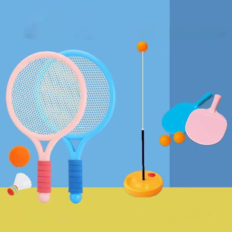 Tennis Racket,15 Inch Plastic Tennis Racket with 3 Tennis Balls and 3 ...