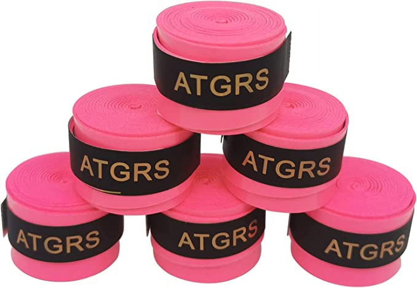 Tennis Racket Grip,Tacky Tennis Overgrips Tape Absorb Moisture Badminton Handle Tape Frosted ...