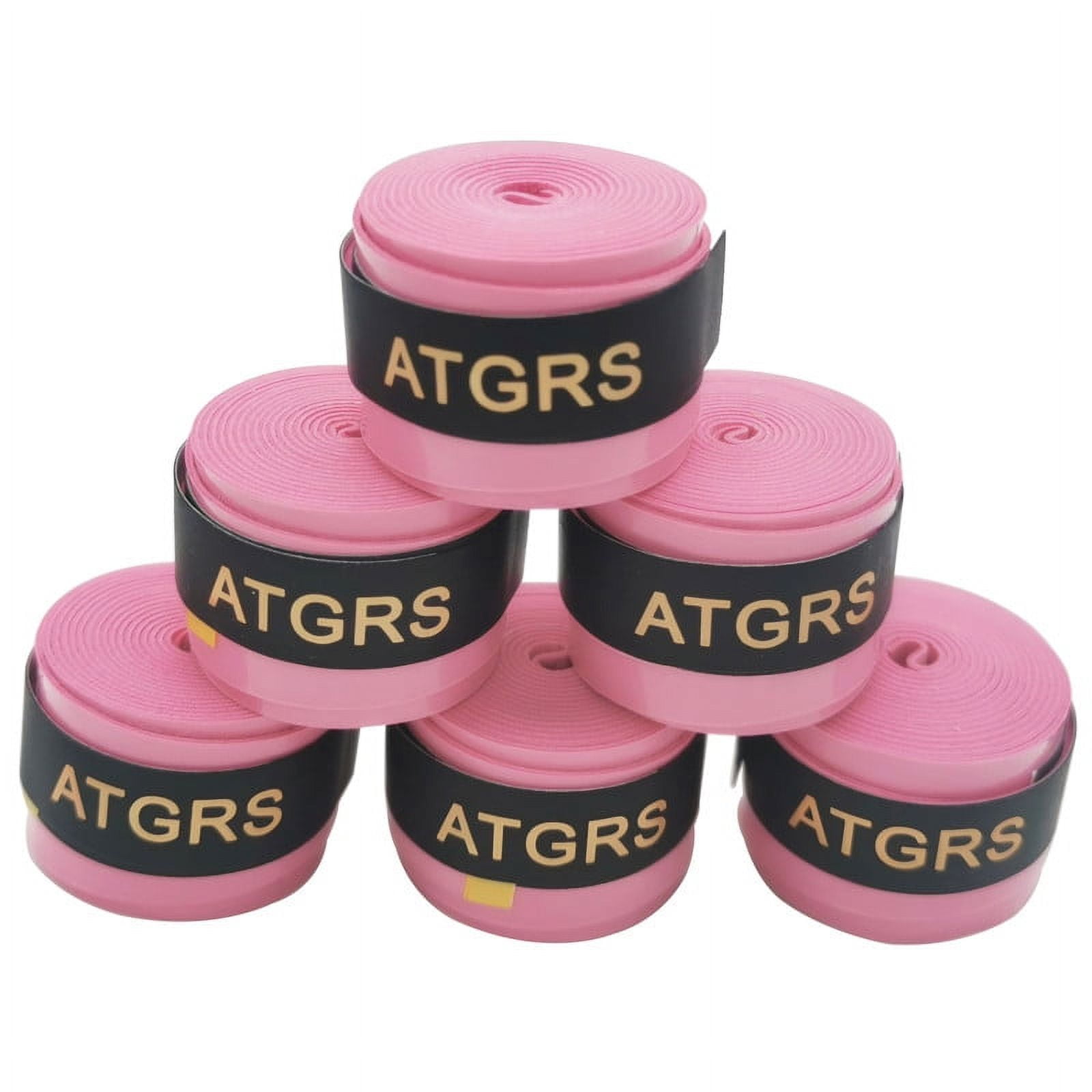 Tennis Racket Grip,Tacky Tennis Overgrips Tape Absorb Moisture Badminton Handle Tape Frosted ...