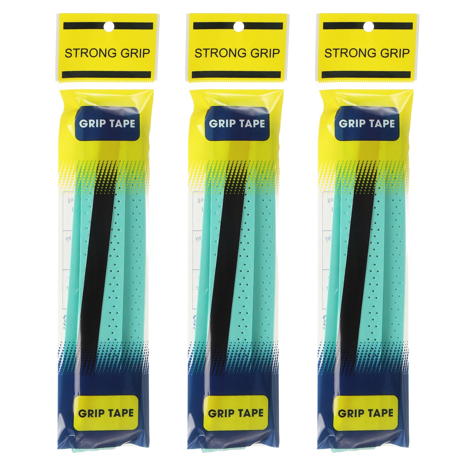 Tennis Racket Grip Tape, PU Racquet Overgrip with Damping Ridges Anti-Slip Absorbent Perforated ...