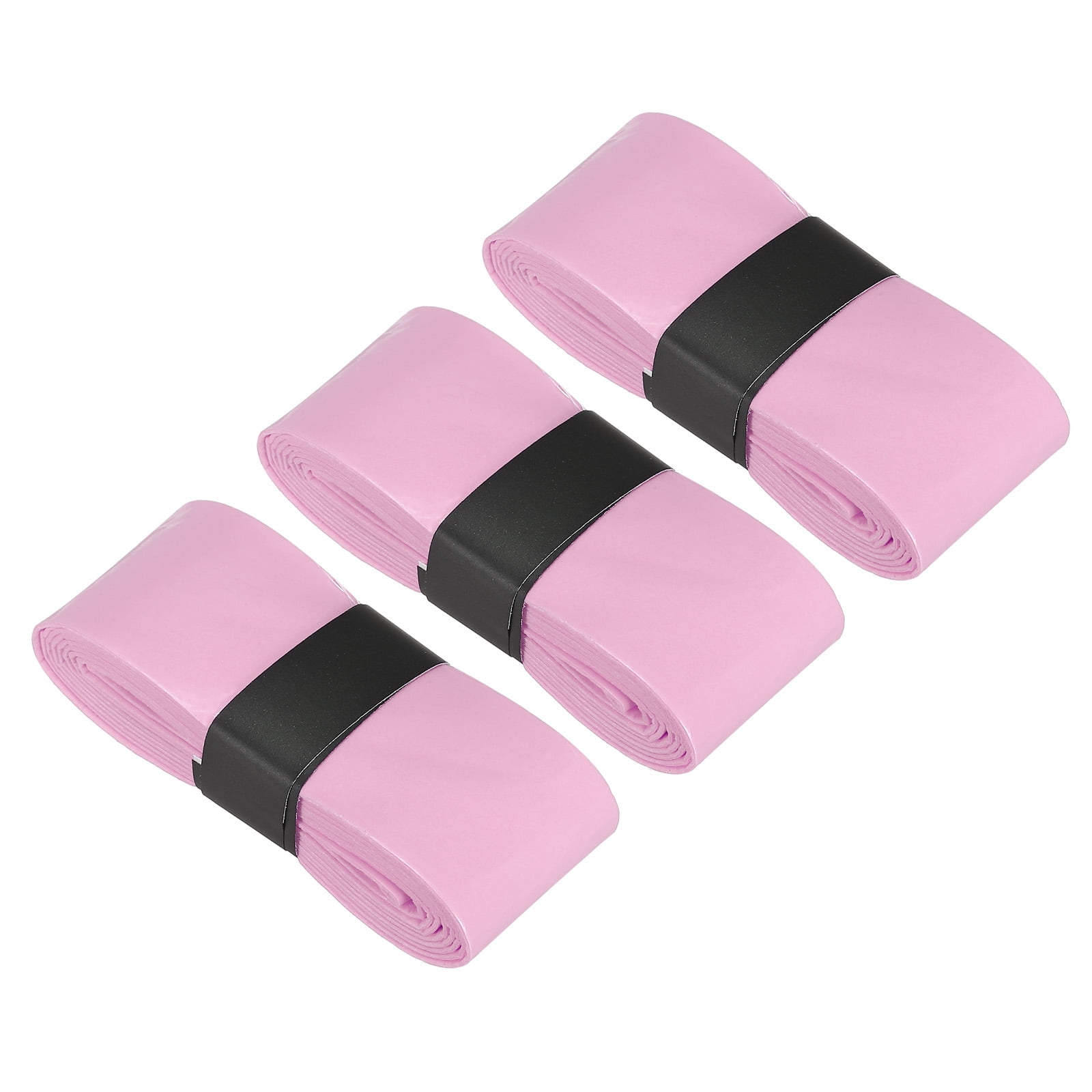 Tennis Racket Grip Tape, PU Racquet Overgrip with Damping Ridges Anti-Slip Absorbent Perforated ...