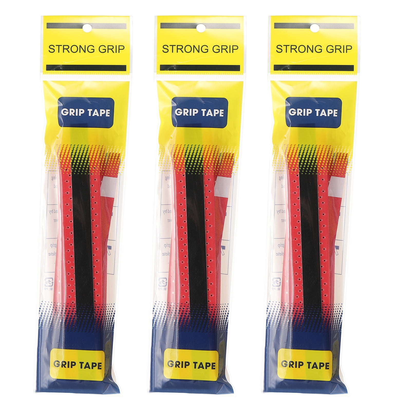 Tennis Racket Grip Tape, PU Racquet Overgrip with Damping Ridges Anti-Slip Absorbent Perforated ...