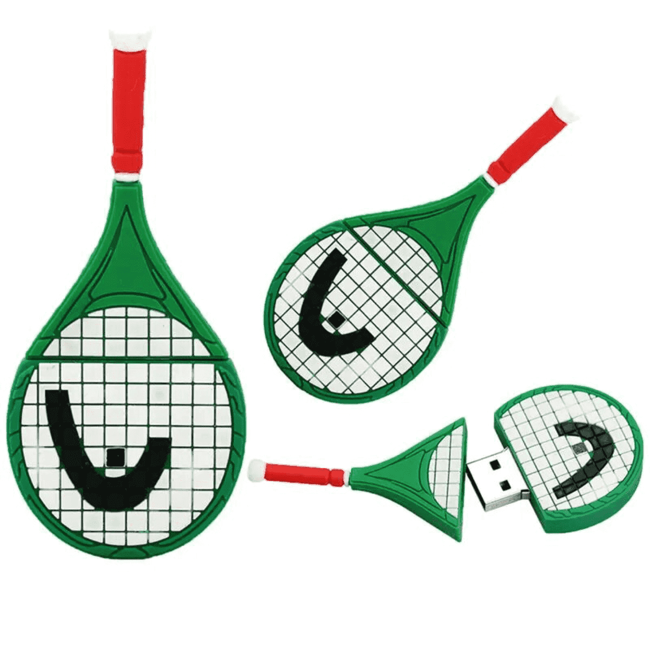 Tennis Racket USB Drive - Sports Flash Drive Stick Pen USB - 16GB Flash ...