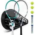 Tennis Rackets for Adults, Pre-Strung 27 Inch Tennis Racquets-2 Player ...