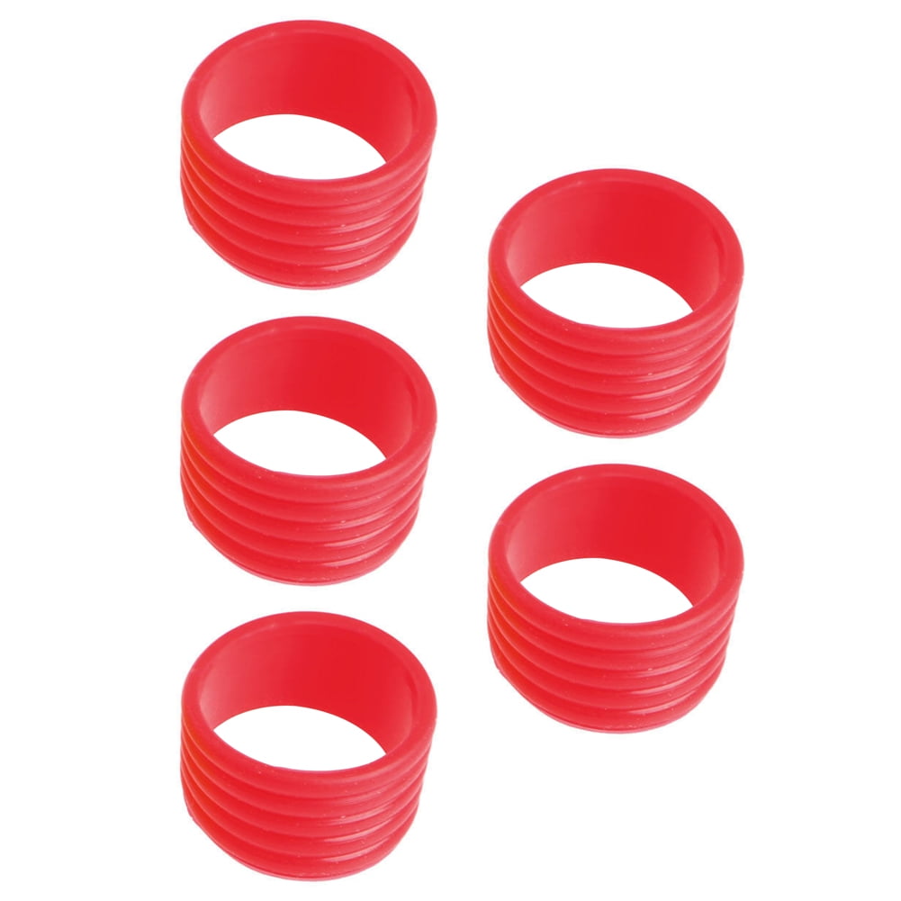 Tennis Racquet Band, 5Pcs Sport Racket Handle Rubber Ring Stretchy ...