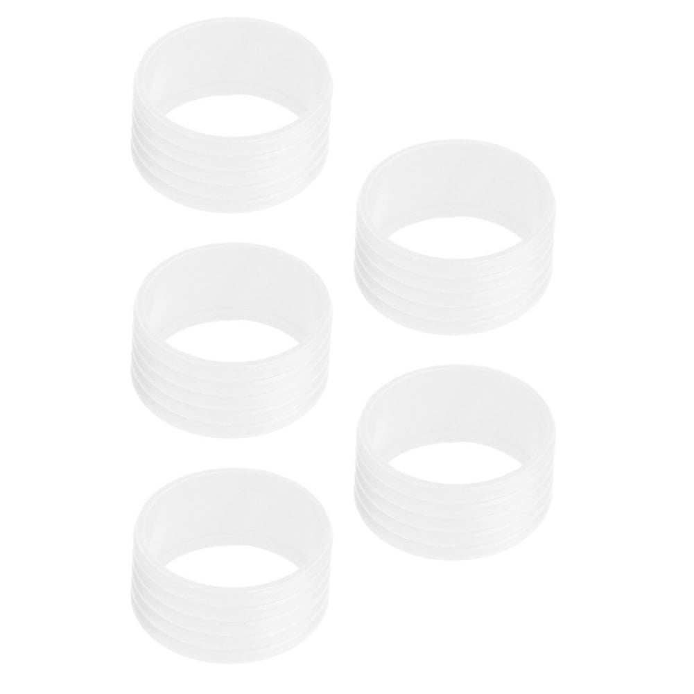 Tennis Racquet Band, 5Pcs Sport Racket Handle Rubber Ring Stretchy ...