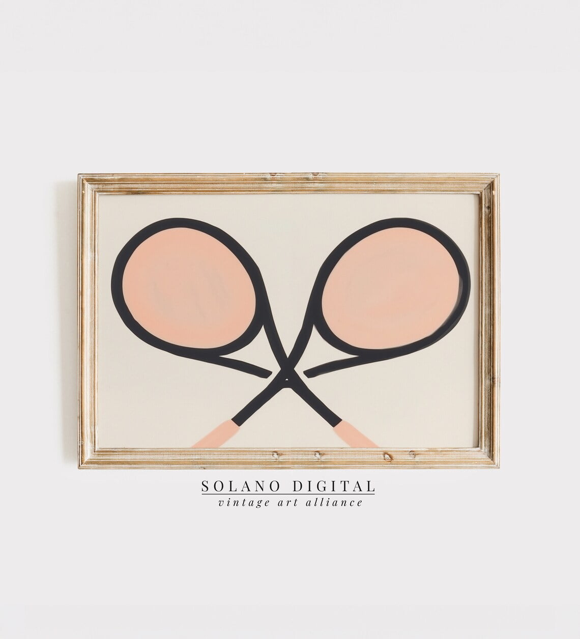 Tennis Racquet Painting Tennis Art Pink Tennis Art Tennis Racquet Art ...