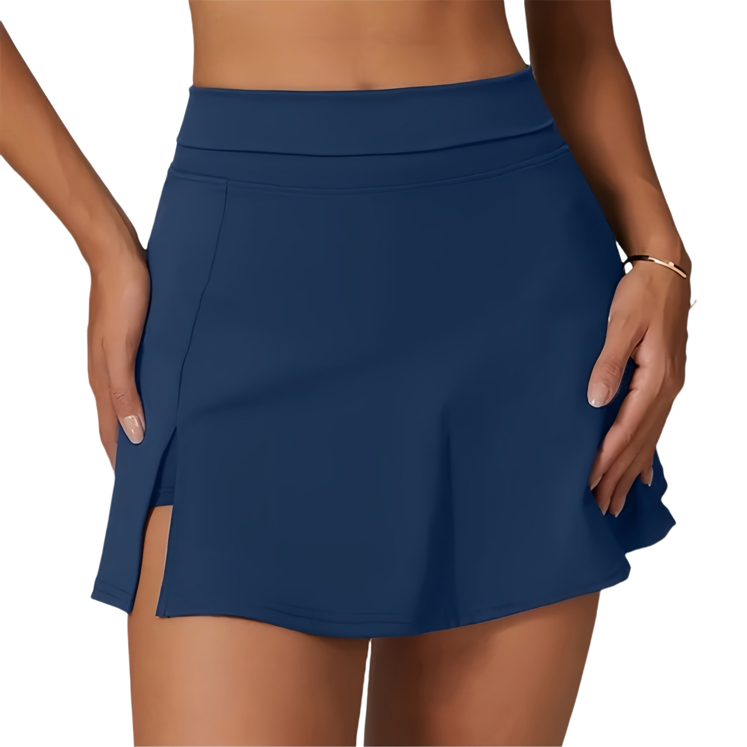 KANG Tennis Skirts for Women Side Slits High Waisted Golf Workout ...