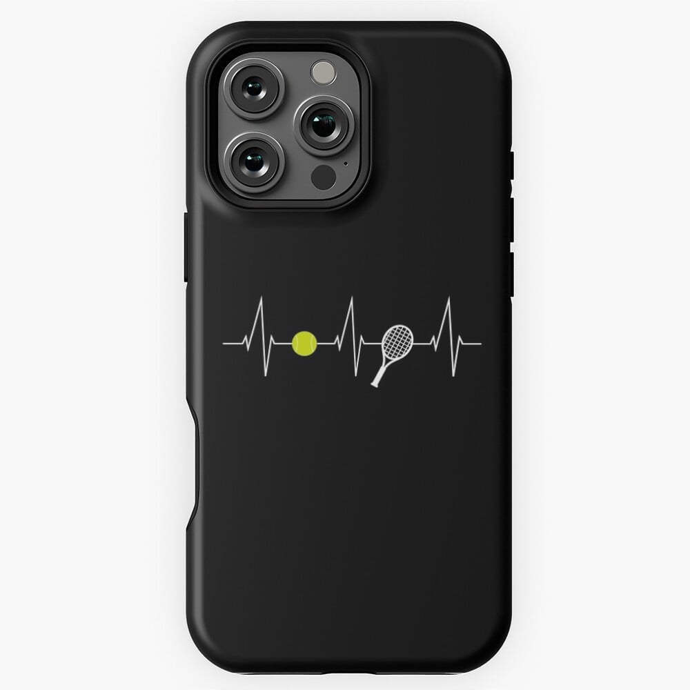 Tennis Sport Racket Court Athlete Phone Case for iPhone 11 12 13 14 15 ...