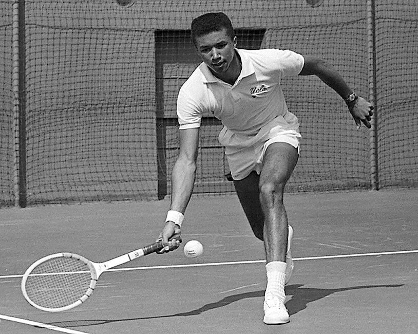 Tennis Star Arthur Ashe - 24x36 Inch Glossy Laminated Aviation Poster ...