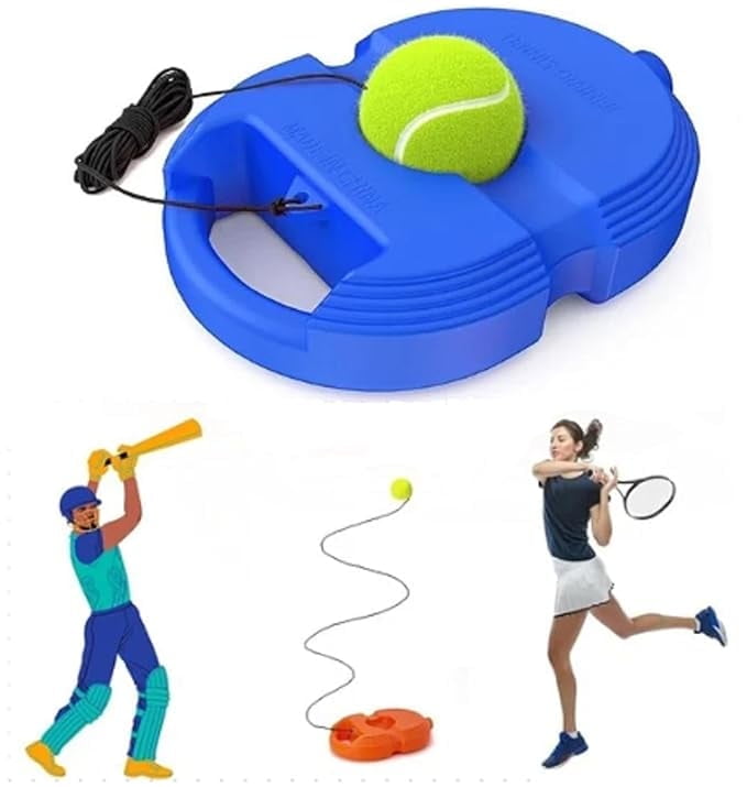 Tennis Trainer (Pack of 1) Rebound Ball with String Tennis Trainer Set ...