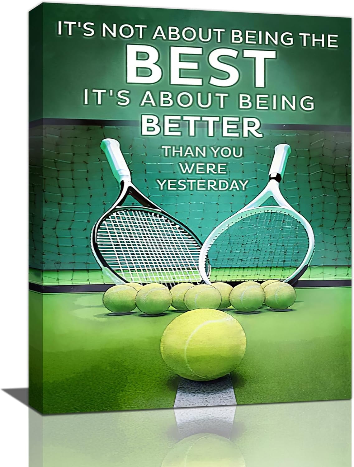 Tennis Wall Art Sport Inspirational Pictures Wall Decor Motivational ...