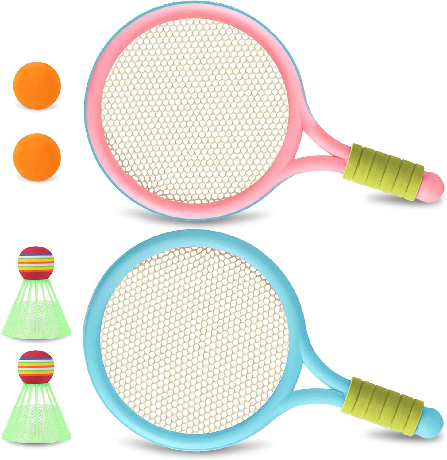 Tennis racket for kids, badminton racket toy, light badminton set ...