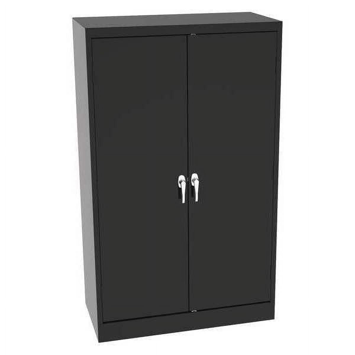 Tennsco Storage Cabinet,60"x36"x18",Black,4Shlv 6018DHBK - Walmart.com