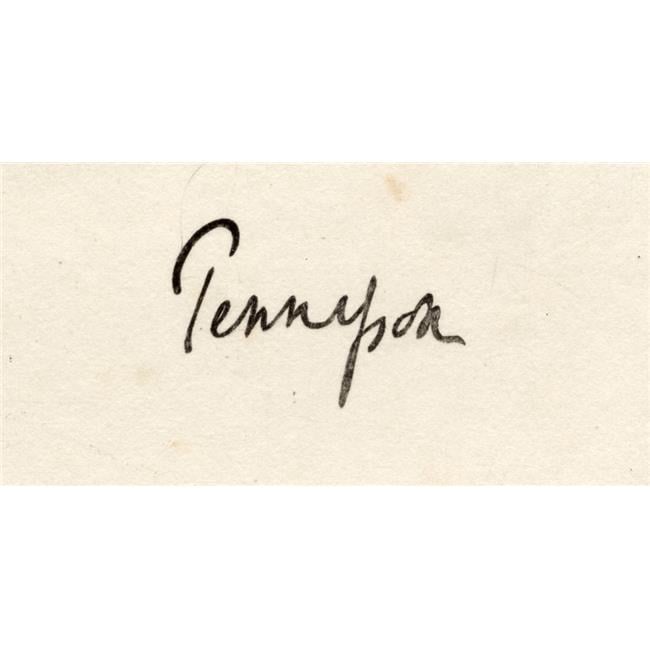 Tennyson Alfred Tennyson 1St Baron Byname Alfred Lord Tennyson 1809 ...