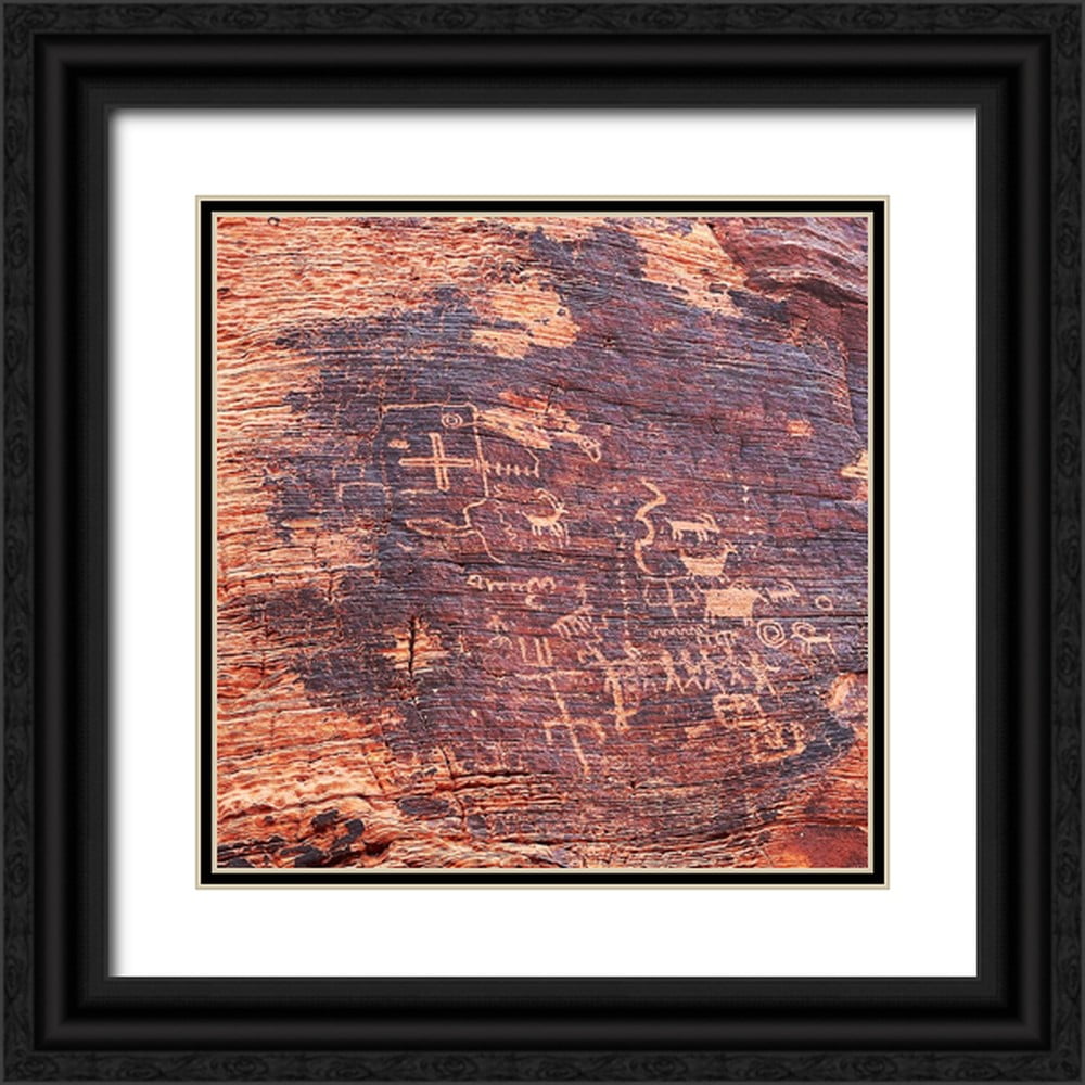 Tenoever, William 15x15 Black Ornate Wood Framed with Double Matting ...