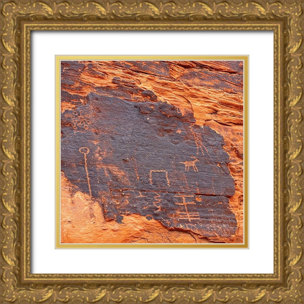 Tenoever, William 26x26 Gold Ornate Wood Framed with Double Matting ...