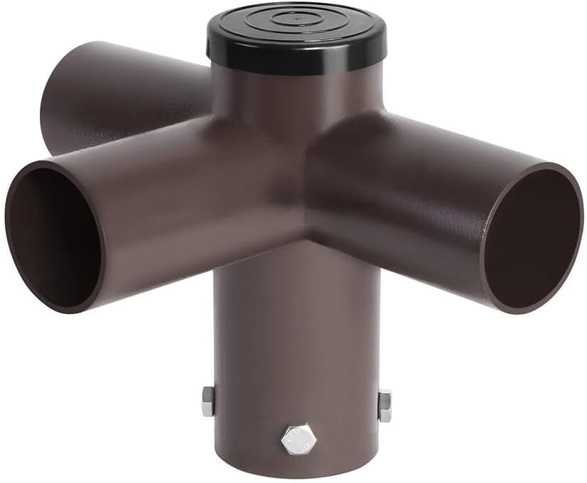 Tenon Adapter with 3 Horizontal 90 Degree Arms,Fits Over Any Pole with ...