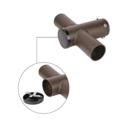 Tenon Adapter with 3 Horizontal 90 Degree Arms,Fits Over Any Pole with ...