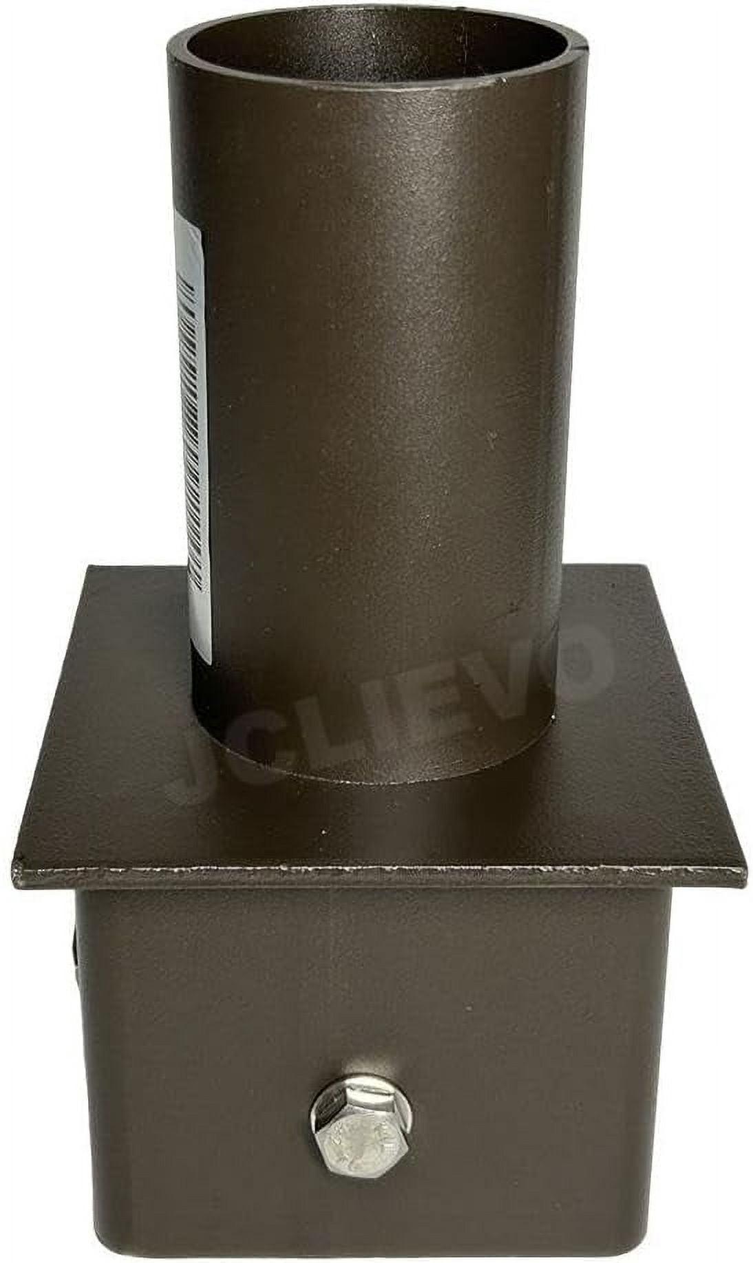 Tenon Adapter for 4 inch Square Poles,Inner Fit,2-3/8 inch Pole Top ...